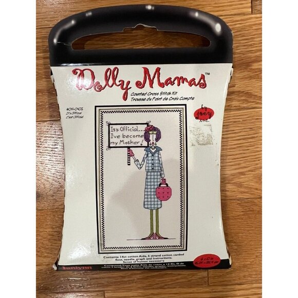Janlynn | Art | Dolly Mamas Its Official Cross Stitch Kit 90403 Janlynn 2005 Nos | Poshmark